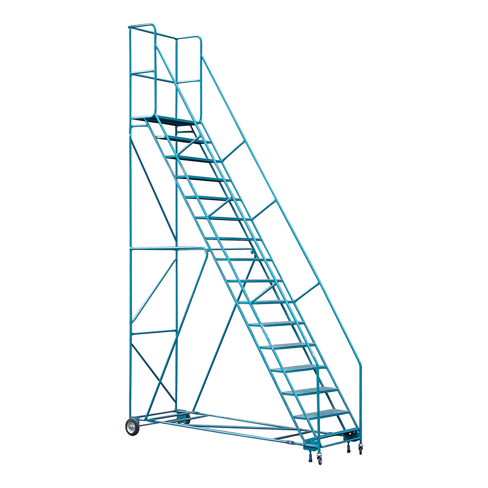 CSMA626 - LADDER 16 STEP ROLLING PLATFORM | Cabot Shipping Supplies Ltd.