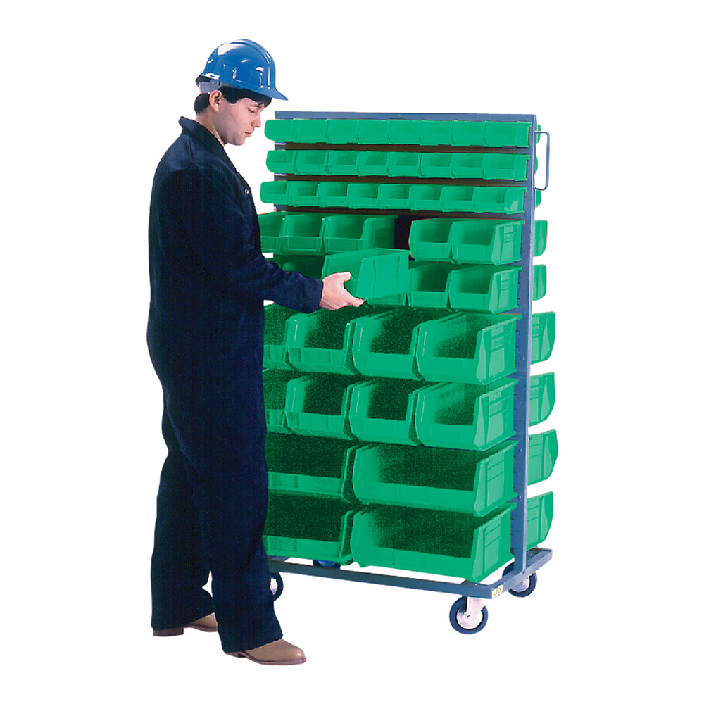 CSCB683 - BIN RACK MOBILE DOUBLE SIDED | Cabot Shipping Supplies Ltd.